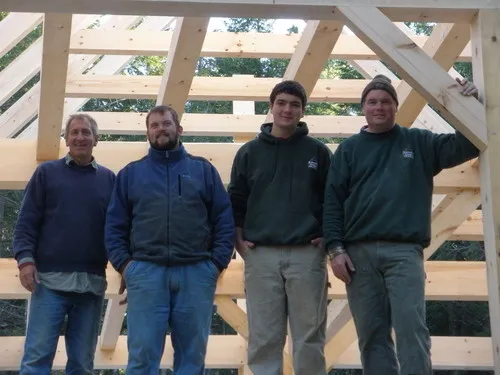 Liberty High Posted Cape - Kennebec Timber Framing
