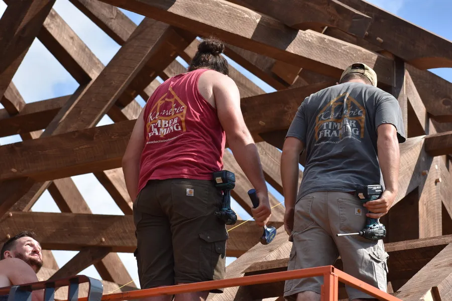 The Windsor Round House - Kennebec Timber Framing