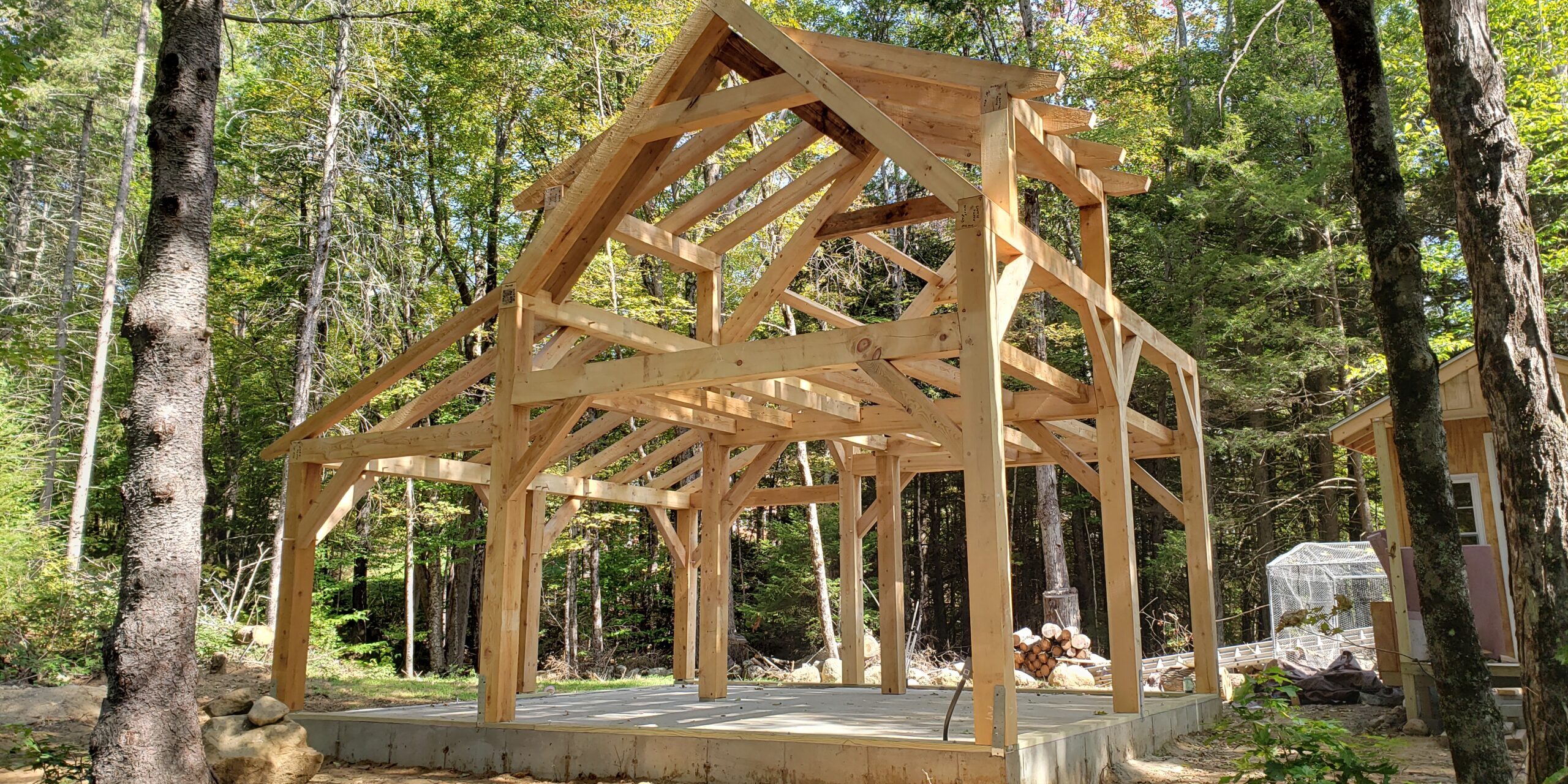 Broken Back ADU - Kennebec Timber Framing