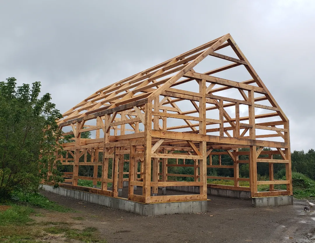 How We Build - Kennebec Timber Framing