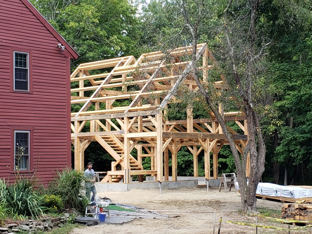 Grafton Barn - Kennebec Timber Framing
