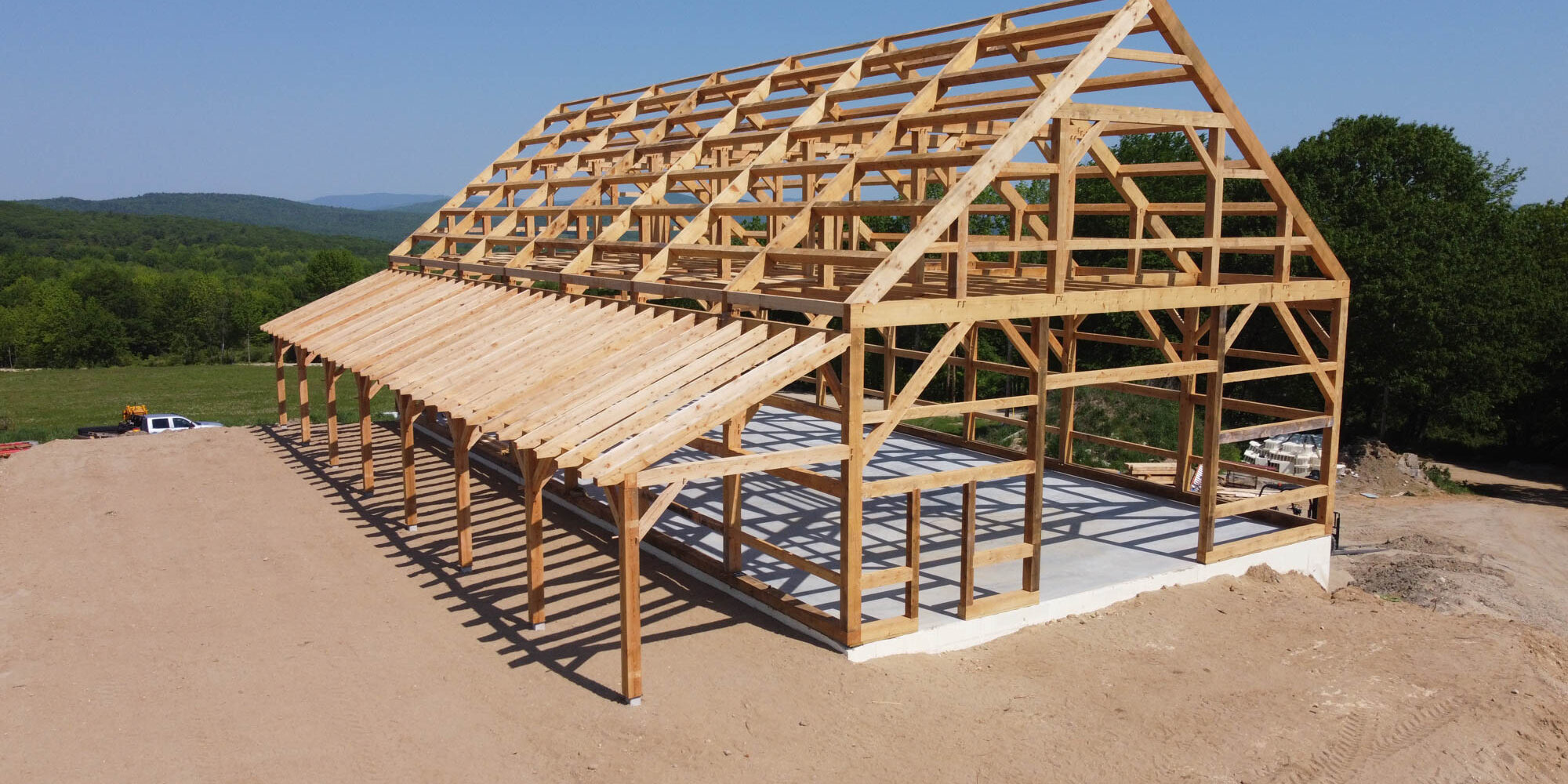 Western Maine Barn - Kennebec Timber Framing